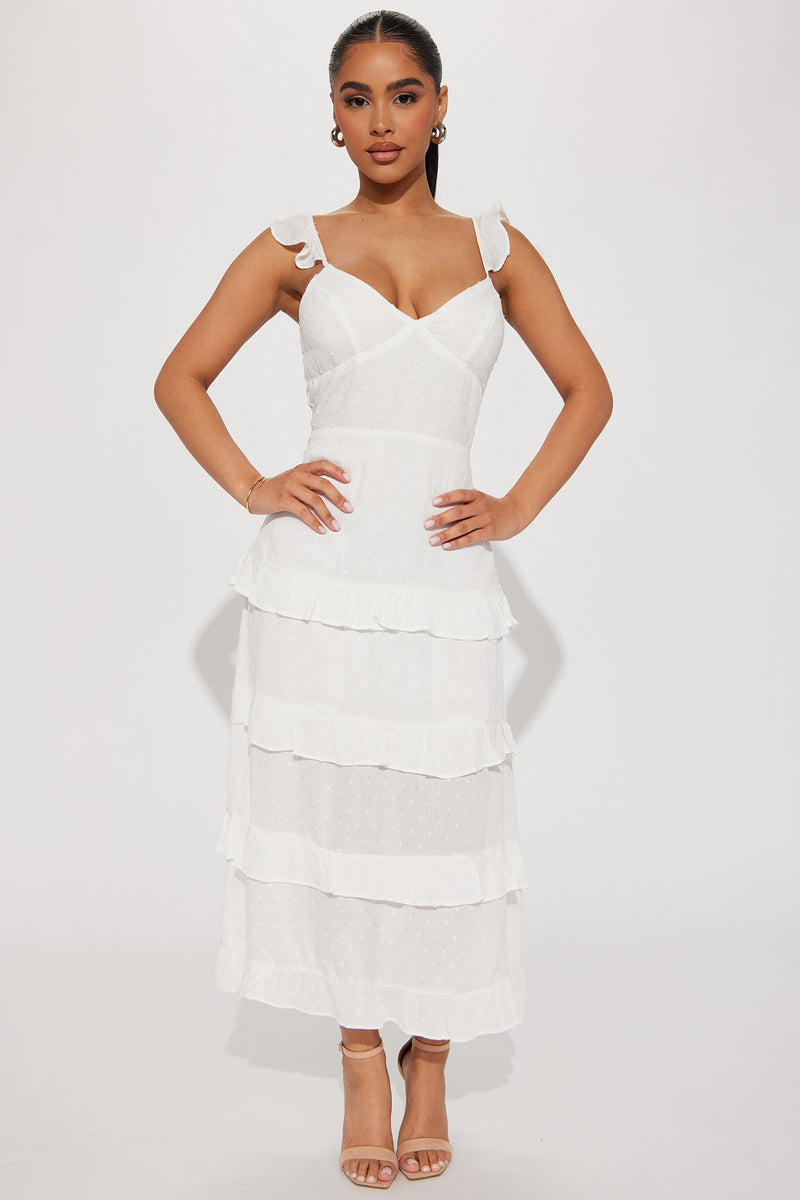 Pia Petite Maxi Dress - White | Fashion Nova, Dresses | Fashion Nova