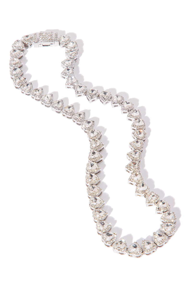 Icy Queen Chain Necklace - Silver | Fashion Nova, Jewelry | Fashion Nova