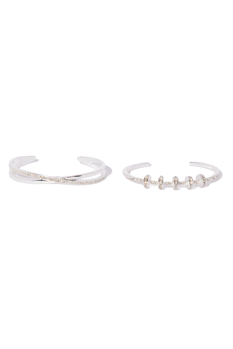 Wild Fantasy 2 Piece Bracelet Set - Silver | Fashion Nova, Jewelry ...