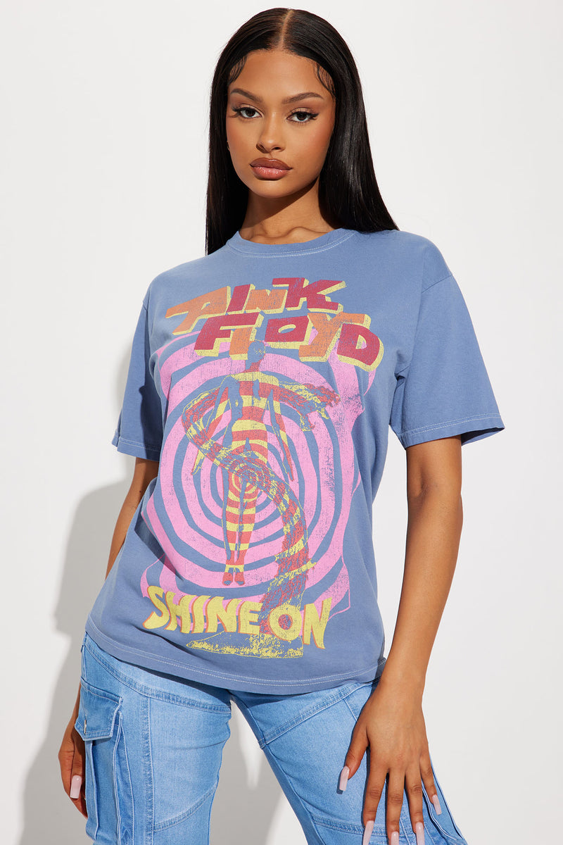 Shine On Pink Floyd Graphic Tshirt - Slate Blue | Fashion Nova, Screens ...