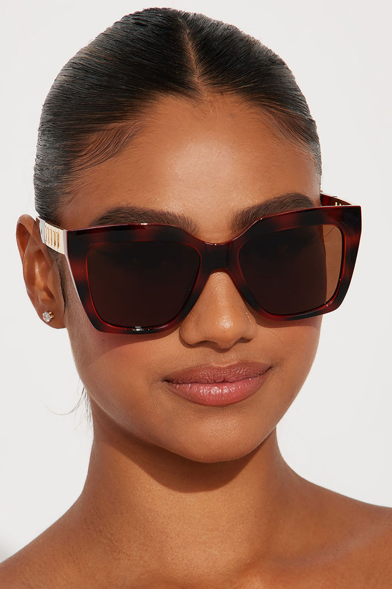 Keep Me Close Sunglasses Tortoise Fashion Nova Sunglasses