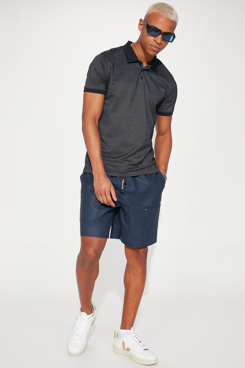 Mister Mister Short Sleeve Polo - Navy | Fashion Nova, Mens Tees ...