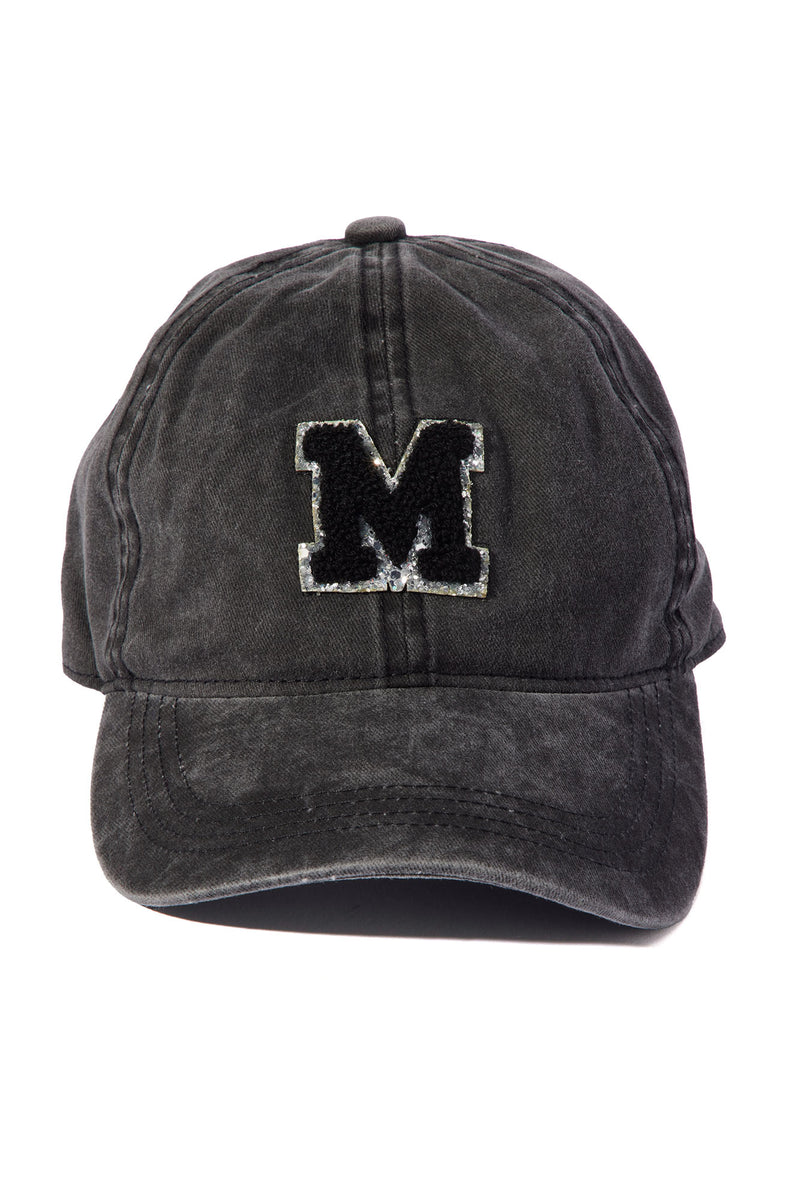 Pretty Glamorous M Baseball Hat - Black | Fashion Nova, Accessories ...