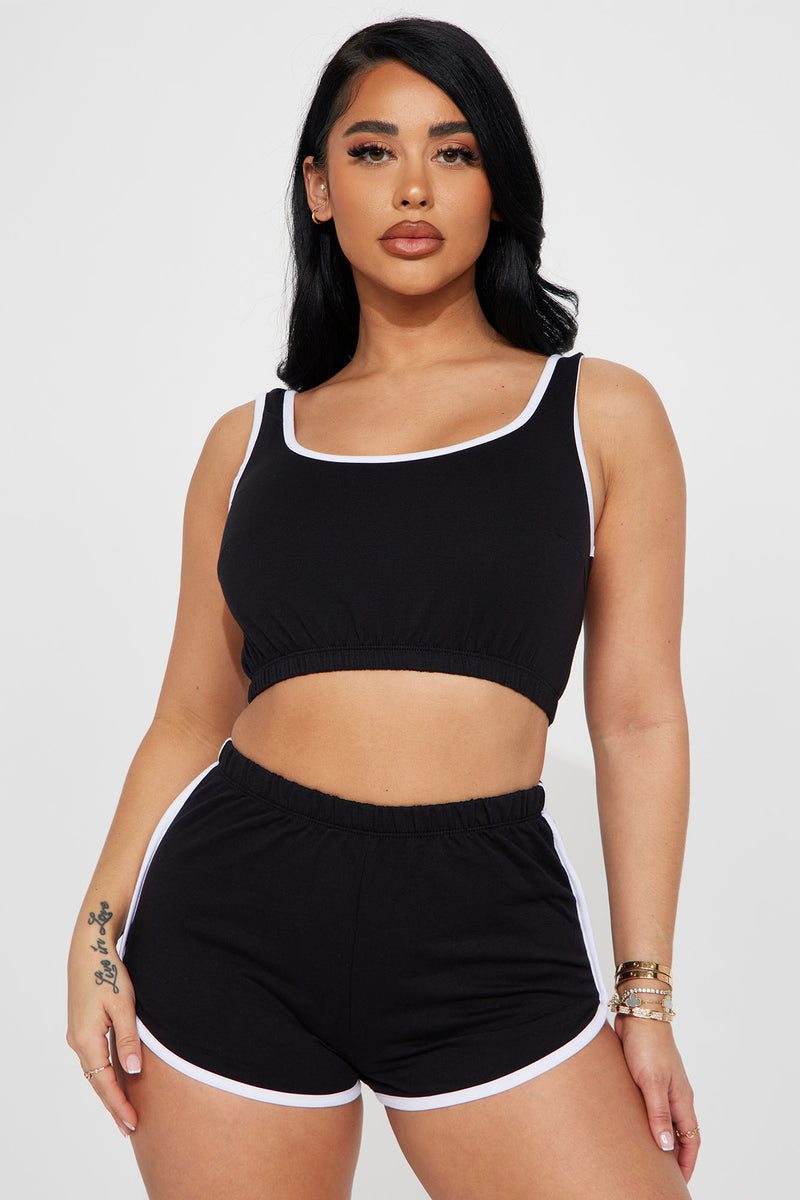 Sending My Location Short Set - Black | Fashion Nova, Matching Sets ...
