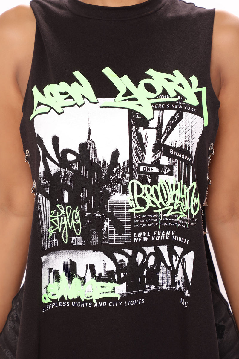 New York Chain Top - Black | Fashion Nova, Screens Tops and Bottoms ...