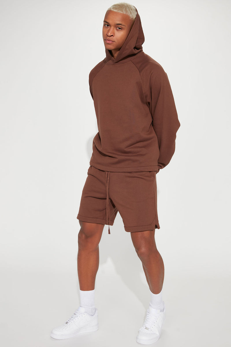 Rest Heavy Weight Terry Shorts - Brown | Fashion Nova, Mens Fleece ...