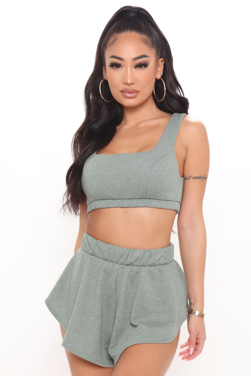 Feel The Vibes Short Set - Green | Fashion Nova, Matching Sets | Fashion Nova