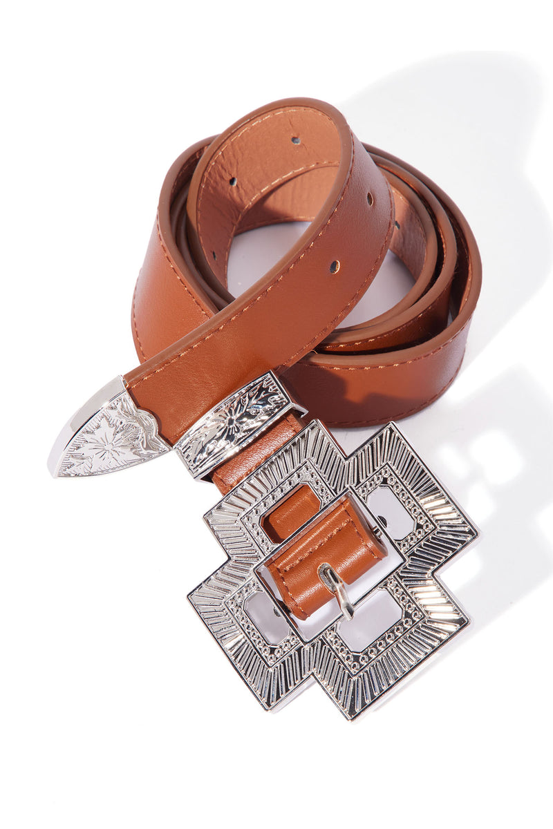 Faith Crossing Belt - Silver/Brown | Fashion Nova, Accessories ...
