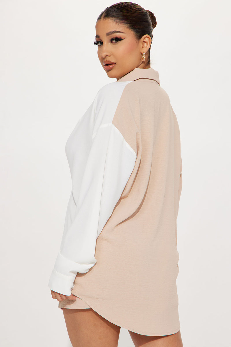 Come Along Colorblock Short Set - Taupe/combo | Fashion Nova, Matching ...