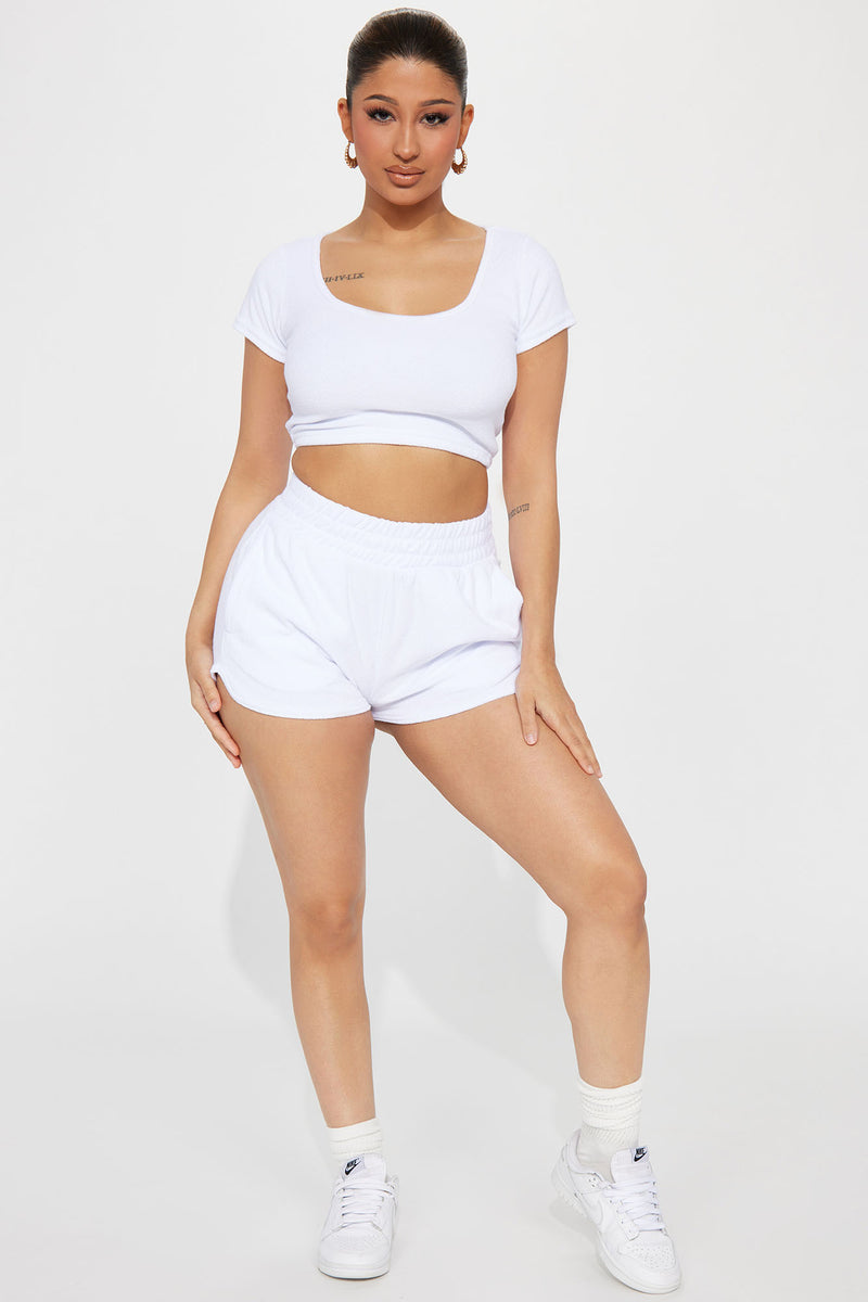 Kimberly Lounge Short Set - White | Fashion Nova, Matching Sets ...
