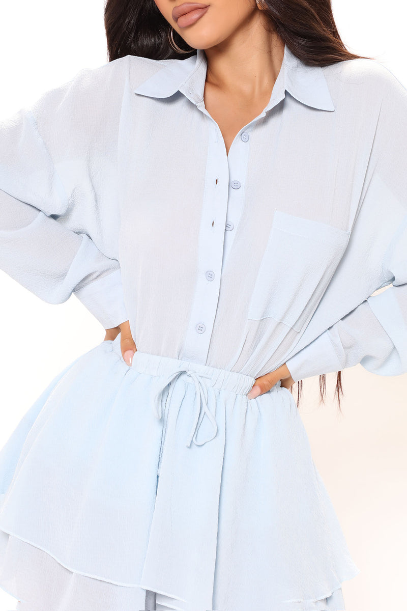 Lorelei Short Set - Light Blue | Fashion Nova, Matching Sets | Fashion Nova