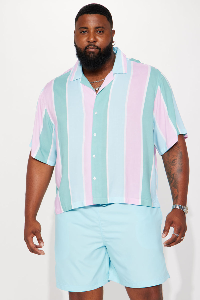 Pastel Palette Short Sleeve Button Up - Multi Color | Fashion Nova ...