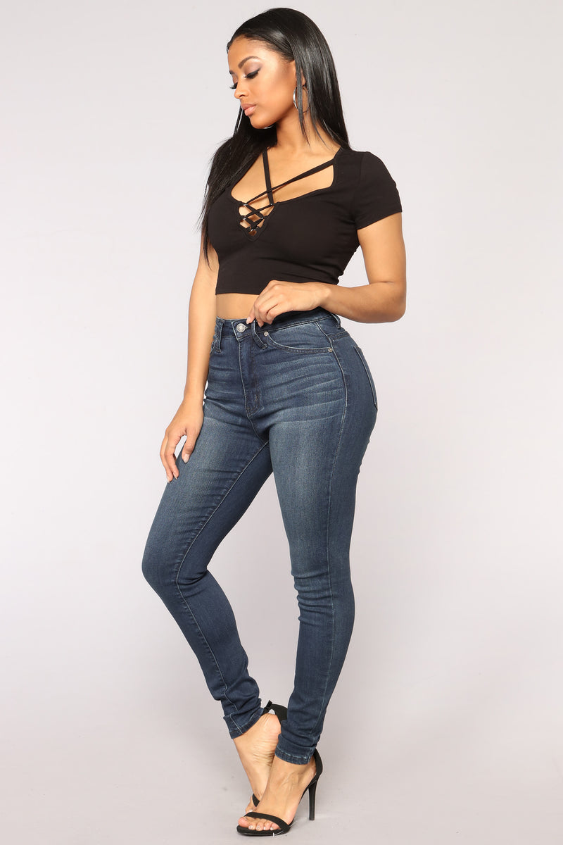 Empire State High Rise Jeans - Dark Denim | Fashion Nova, Jeans ...