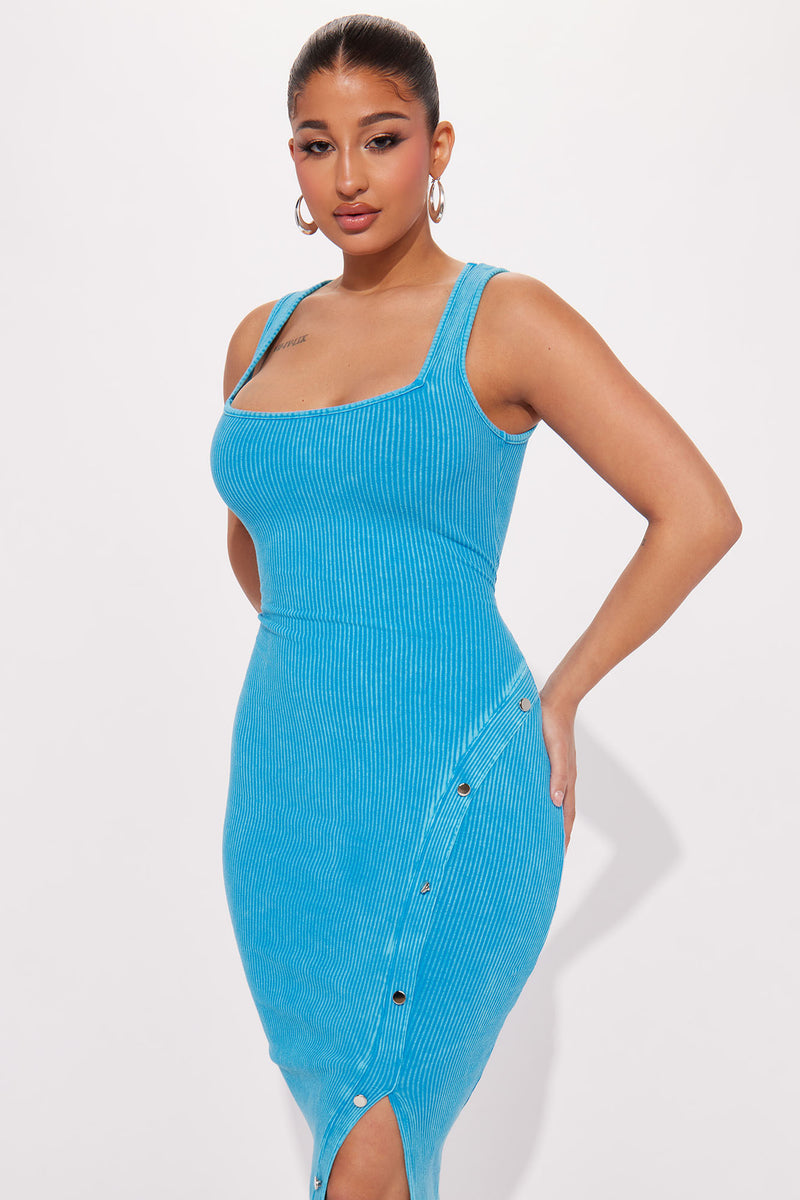 Everyday Mineral Wash Maxi Dress - Turquoise | Fashion Nova, Dresses ...