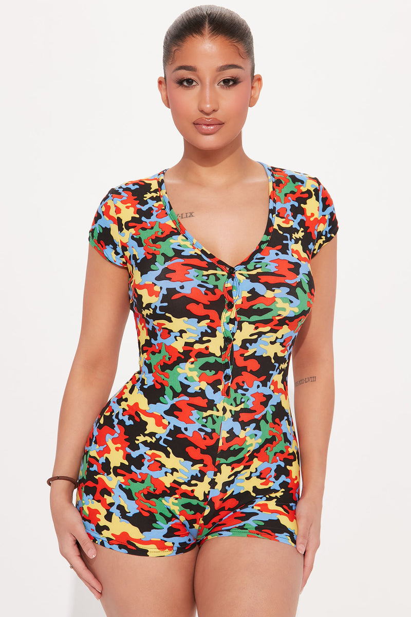 What A Queen PJ Romper Onesie - Multi Color | Fashion Nova, Lingerie ...