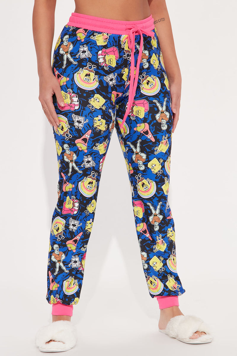 Spongebob Squarepants PJ Joggers - Blue/combo | Fashion Nova, Lingerie ...