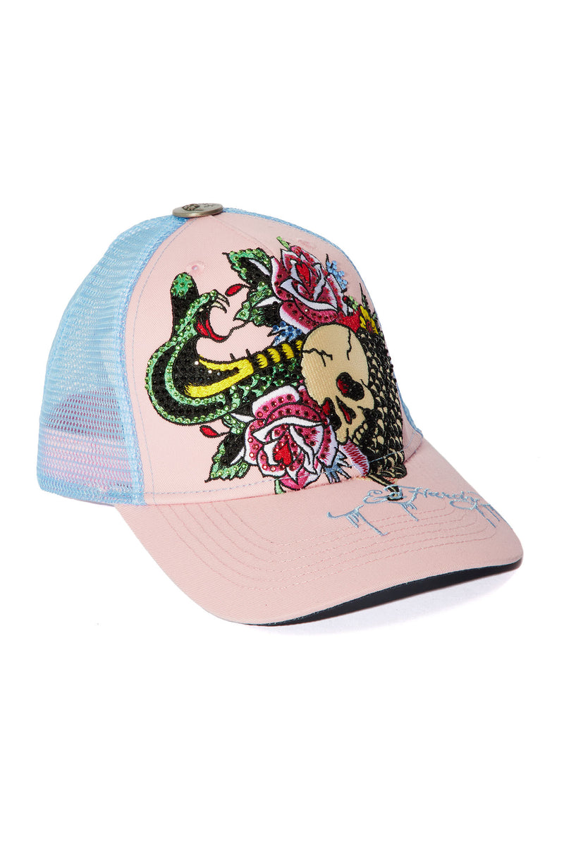 Ed Hardy Trucker Hat - Pink/combo | Fashion Nova, Accessories | Fashion ...