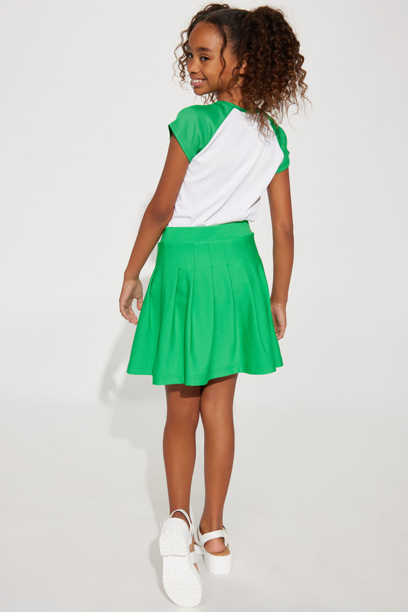 Mini Girly Girl Skirt Set - Green/combo | Fashion Nova, Kids Sets ...