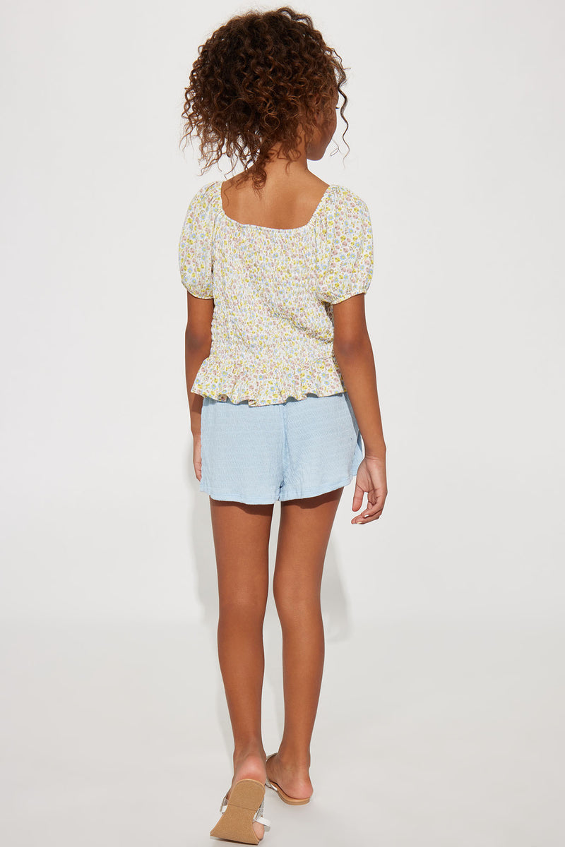 Mini Valley Girl Short Set - Blue/combo | Fashion Nova, Kids Sets ...