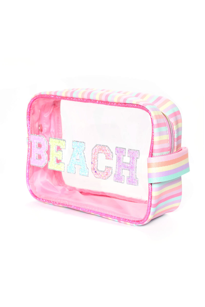 Mini Beach Day Clear Pouch - Pink | Fashion Nova, Girls Handbags ...