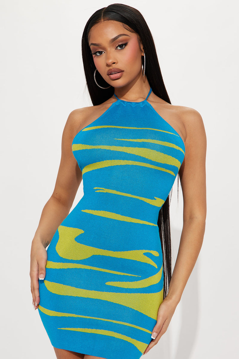 Reanna Mini Dress - Turquoise | Fashion Nova, Dresses | Fashion Nova