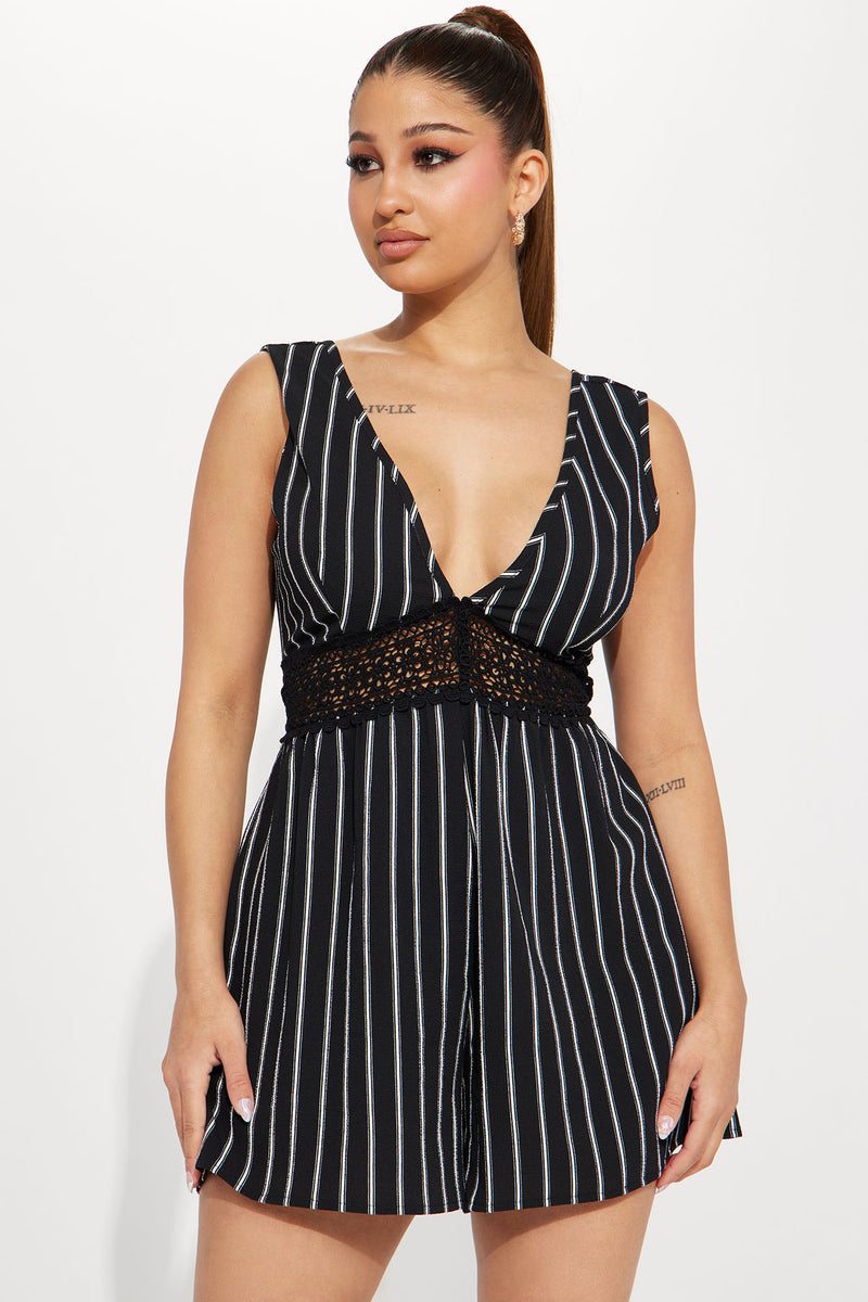 Lilith Romper - Black | Fashion Nova, Rompers | Fashion Nova