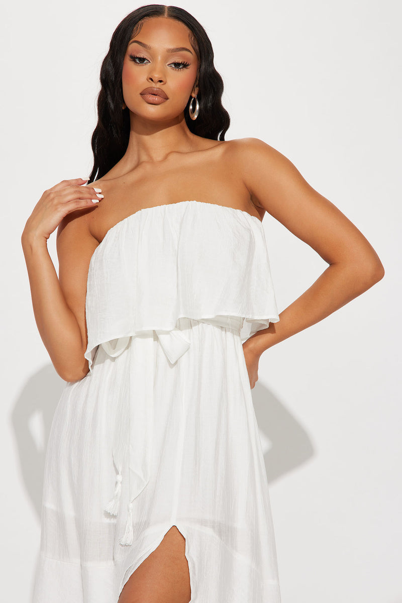 Alina Maxi Dress - White | Fashion Nova, Dresses | Fashion Nova