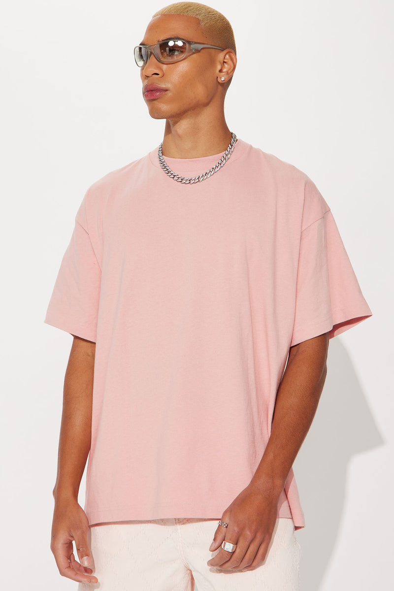 Essential Oversize Short Sleeve Tee - Mauve | Fashion Nova, Mens Tees ...