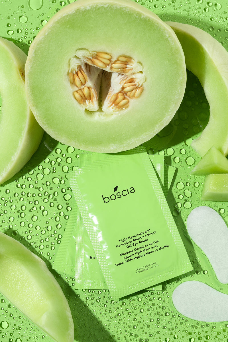 Boscia Triple Hyaluronic & Honeydew Moisture-Boost Gel Eye Masks ...