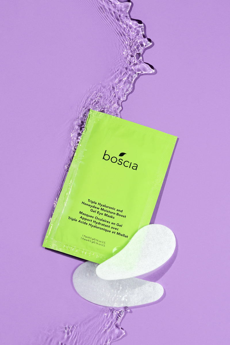 Boscia Triple Hyaluronic & Honeydew Moisture-Boost Gel Eye Masks ...