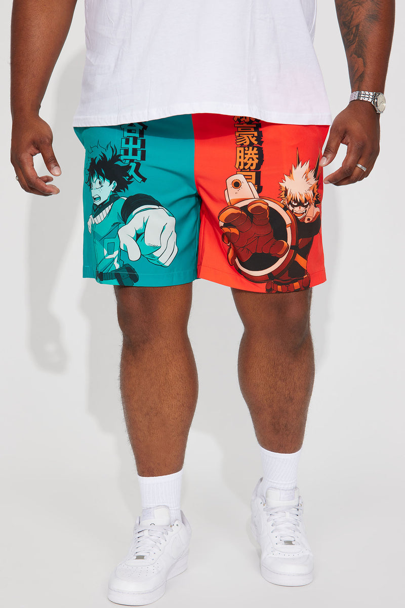 My Hero Academia Swim Trunks - Green | Fashion Nova, Mens Swim ...