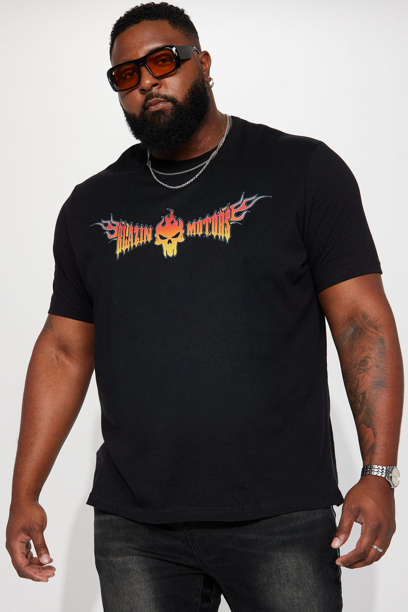 Born To Ride Short Sleeve Tee - Black | Fashion Nova, Mens Graphic Tees ...