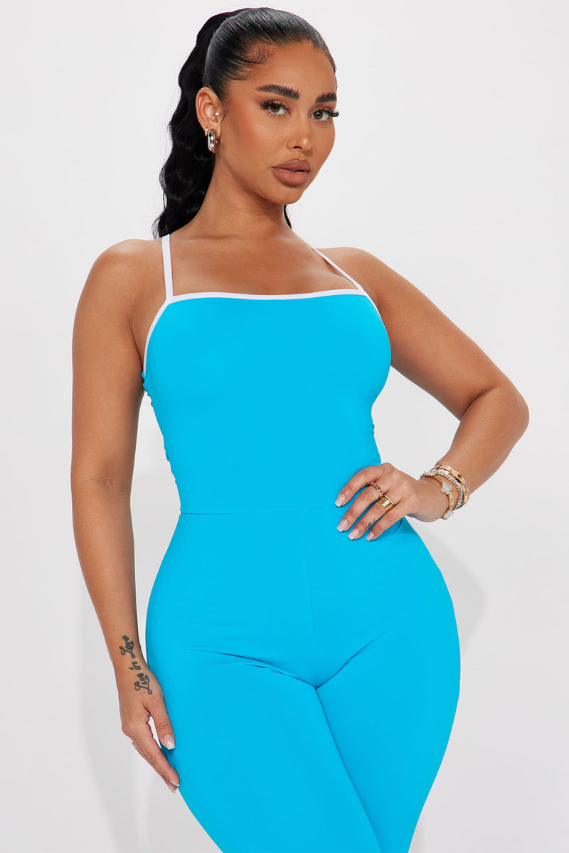 Weekend Flex Jumpsuit - Turquoise | Fashion Nova, Jumpsuits | Fashion Nova