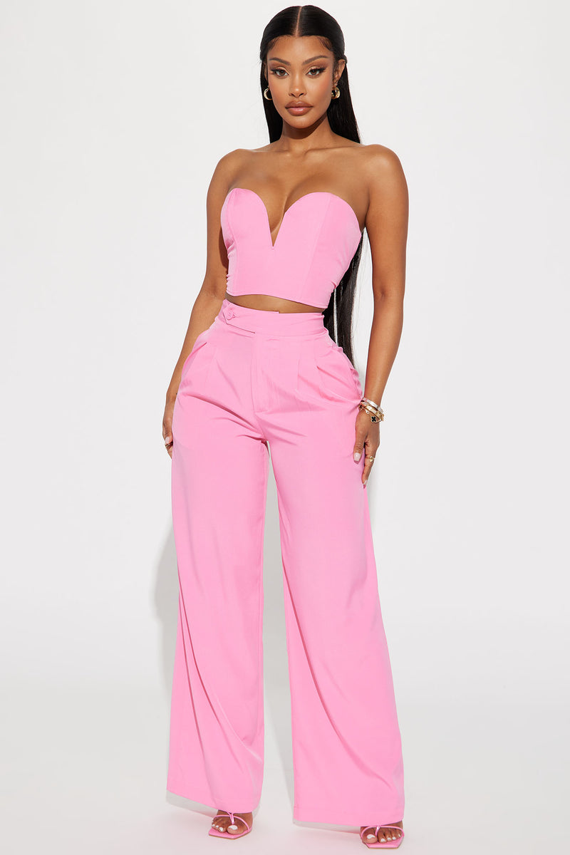 In Power Pant Set - Pink | Fashion Nova, Matching Sets | Fashion Nova