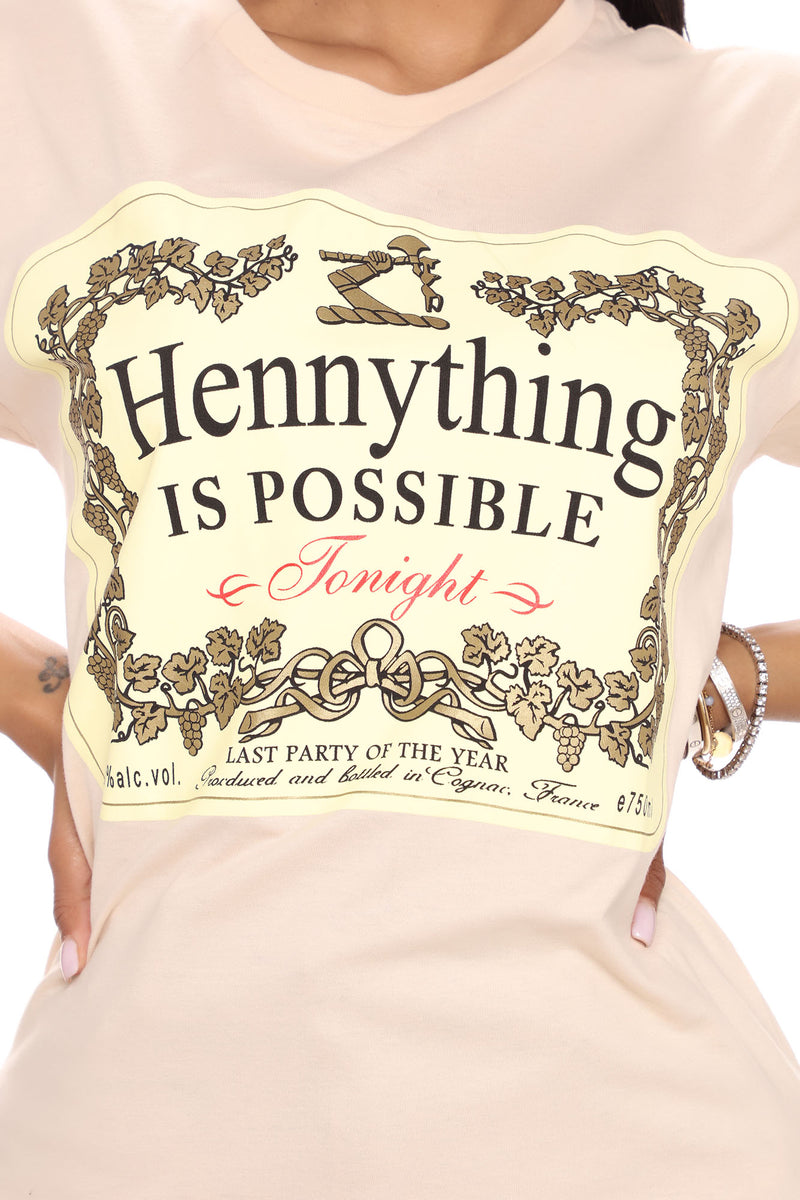 Hennything Is Possible Tunic Top - Nude | Fashion Nova, Screens Tops ...