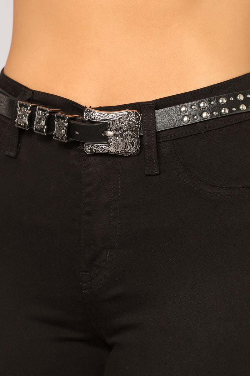 The West Of Me Belt - Black | Fashion Nova, Accessories | Fashion Nova