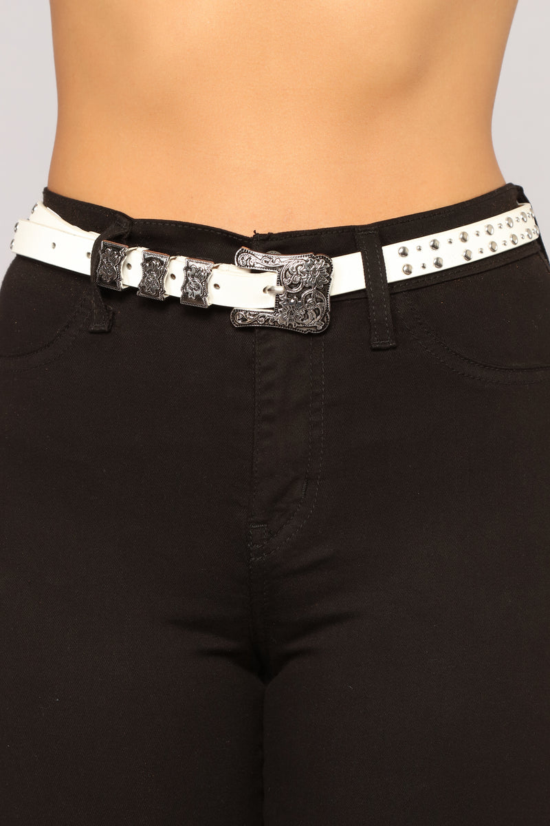 The West Of Me Belt - White | Fashion Nova, Accessories | Fashion Nova