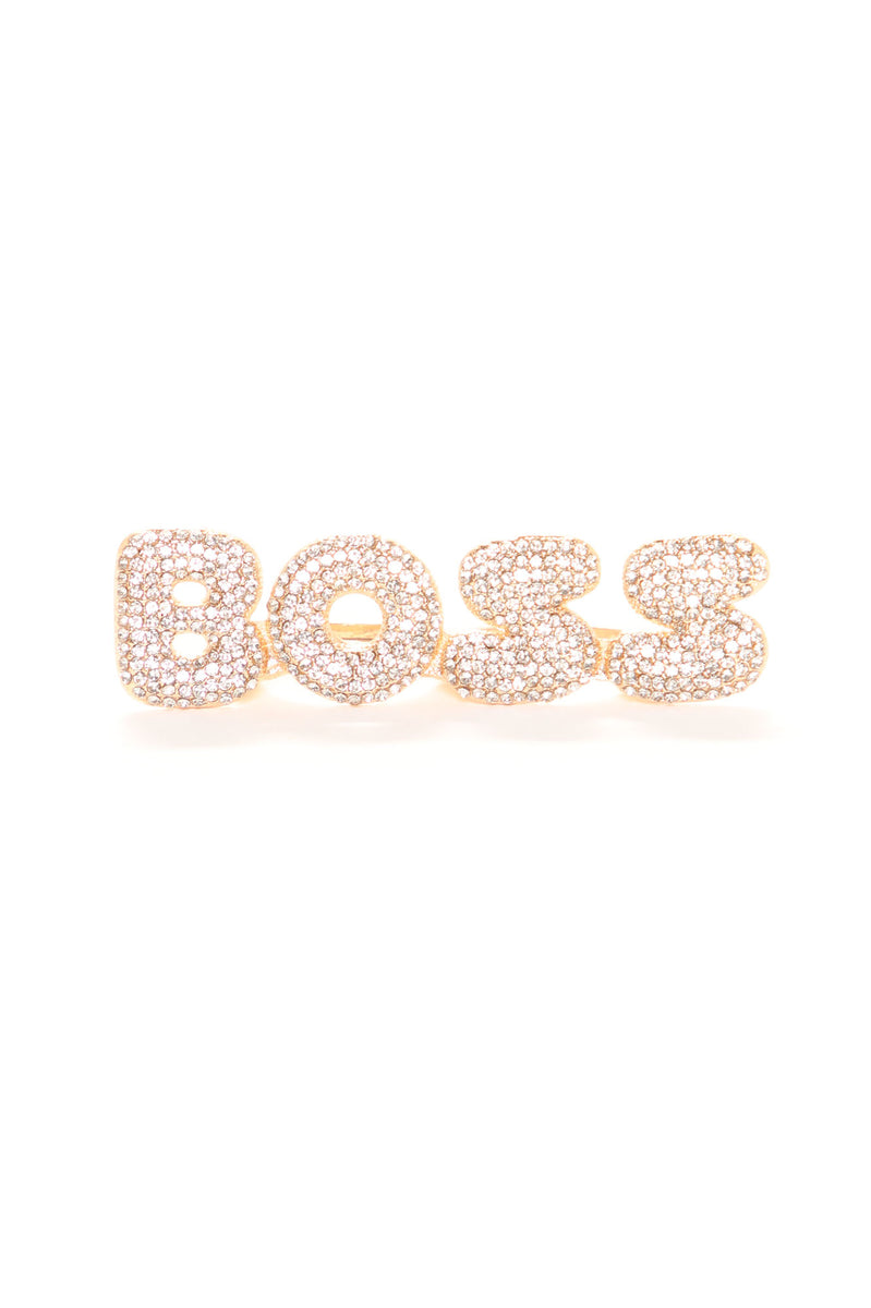 Born To Be A Boss Ring - Gold | Fashion Nova, Jewelry | Fashion Nova