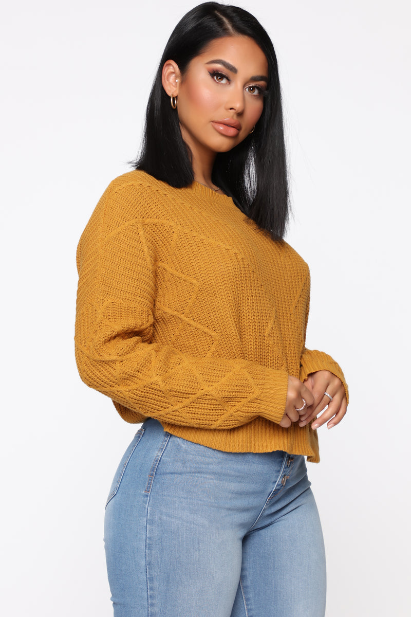 On A Break Sweater - Mustard | Fashion Nova, Sweaters | Fashion Nova