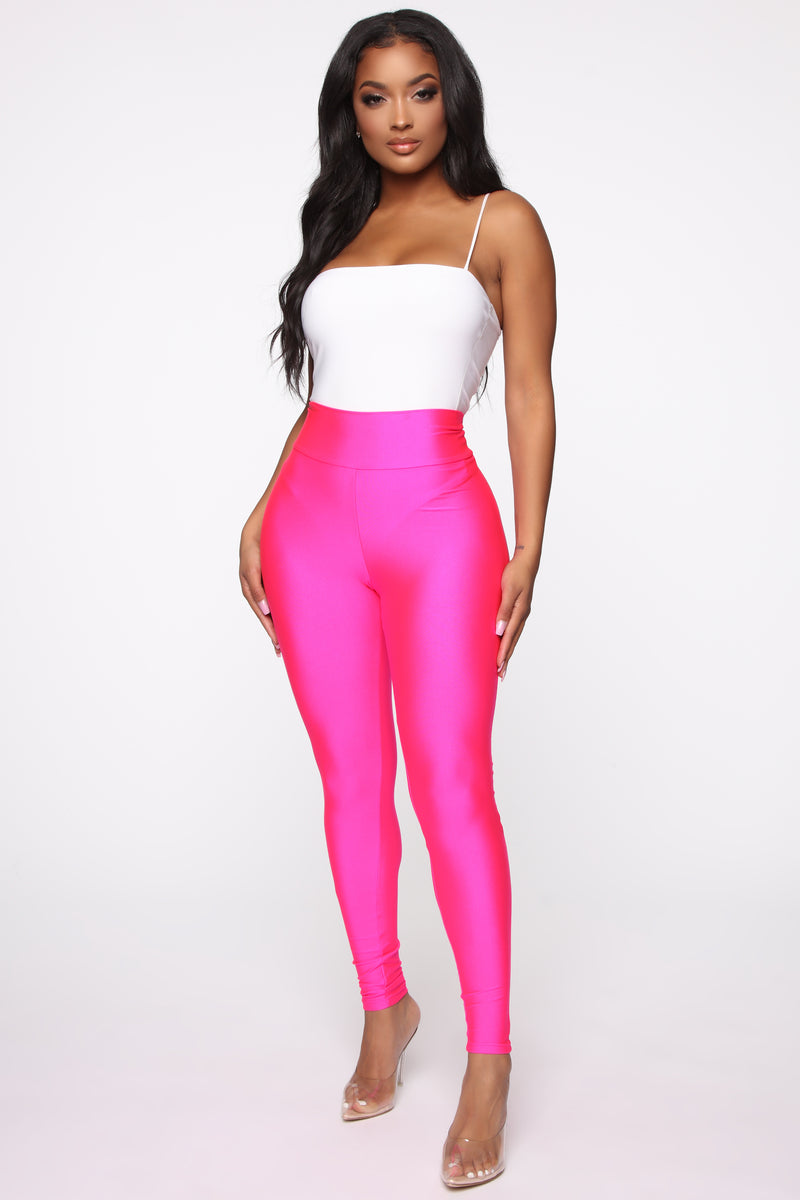 Focus On Me Ruched Leggings - Neon Pink | Fashion Nova, Leggings ...