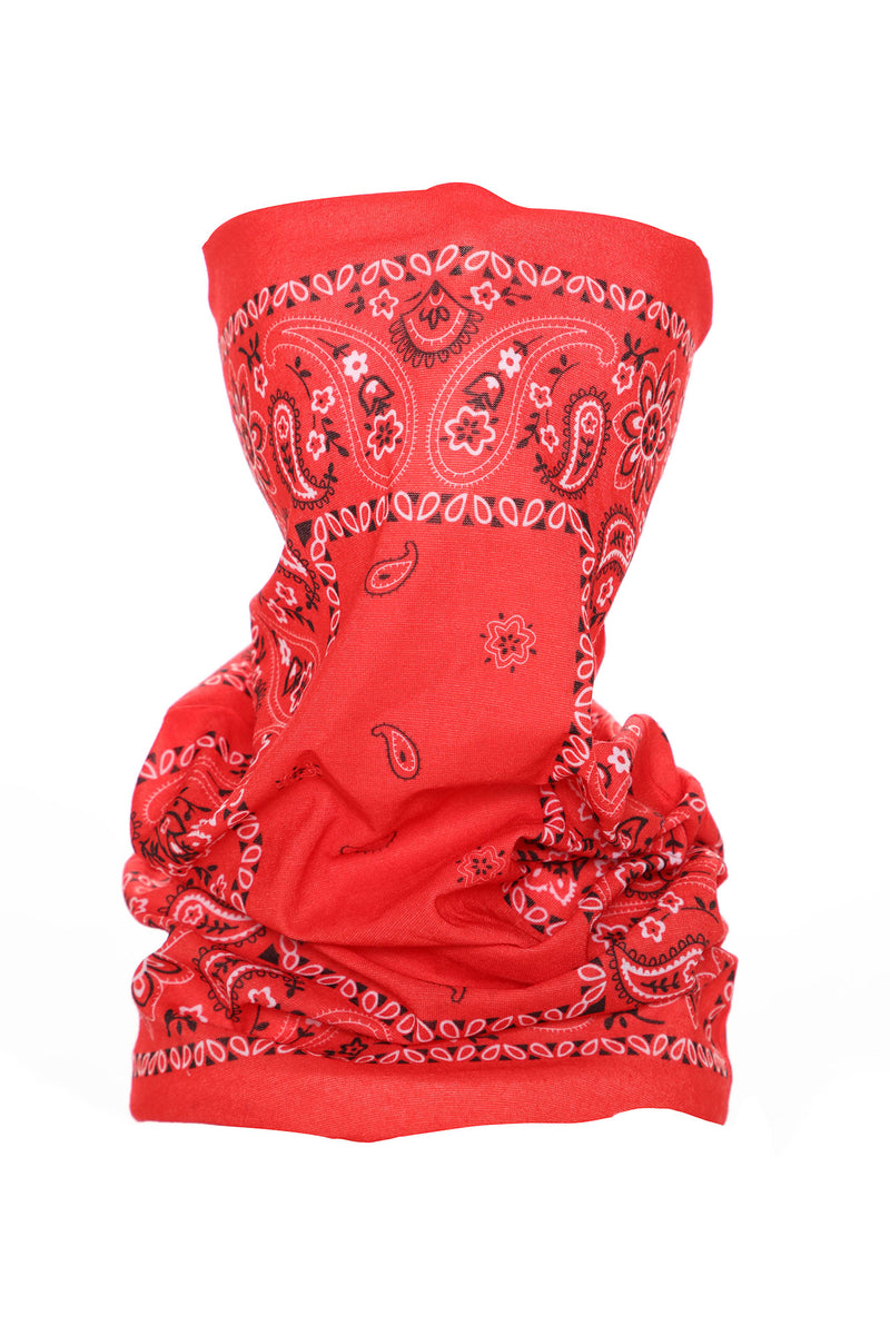 Bandana Sleeve Face Mask - Red | Fashion Nova, Facemasks | Fashion Nova