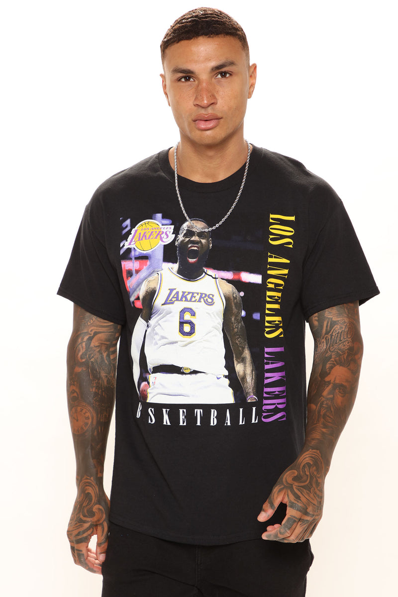 Lakers LeBron Short Sleeve Tee - Black | Fashion Nova, Mens Graphic ...