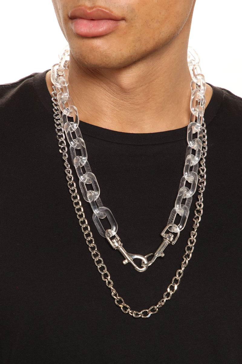 Take It Easy Chain Set - Silver | Fashion Nova, Mens Jewelry | Fashion Nova