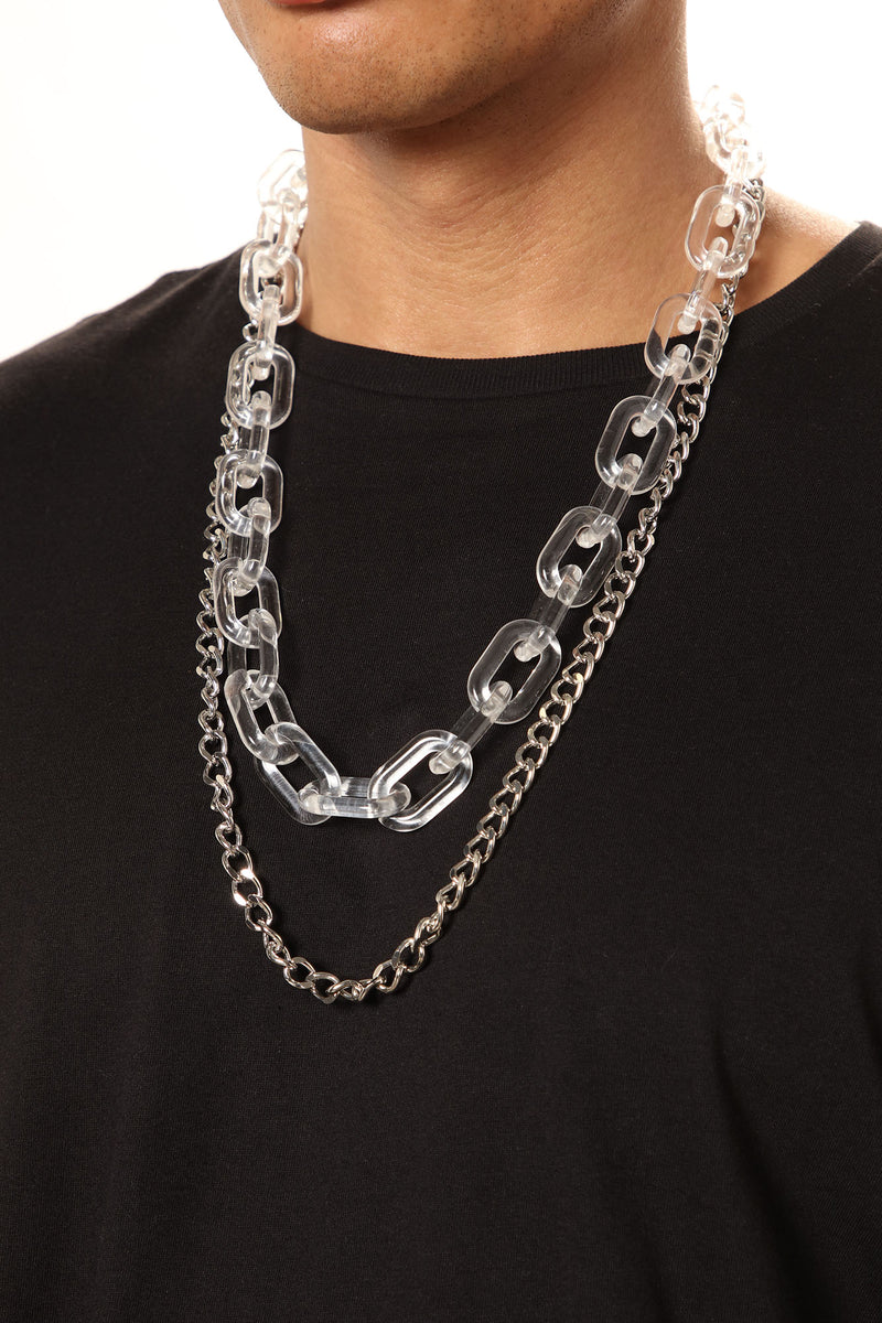 Take It Easy Chain Set - Silver | Fashion Nova, Mens Jewelry | Fashion Nova