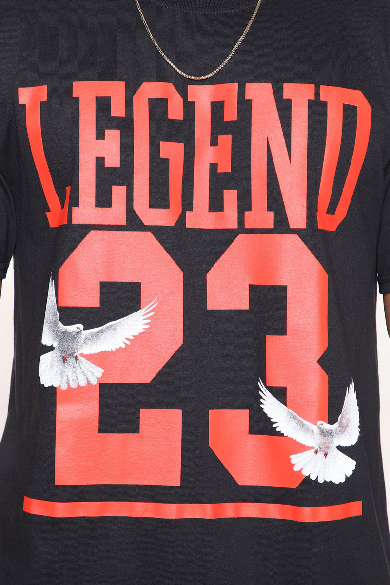 Legend 23 Short Sleeve Tee - Black | Fashion Nova, Mens Graphic Tees ...