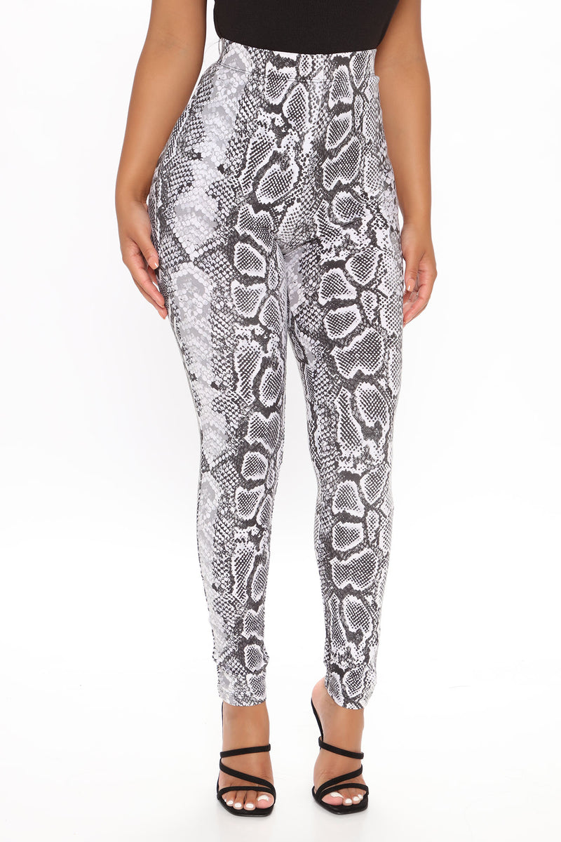 Python Print Legging - Black/White | Fashion Nova, Leggings | Fashion Nova