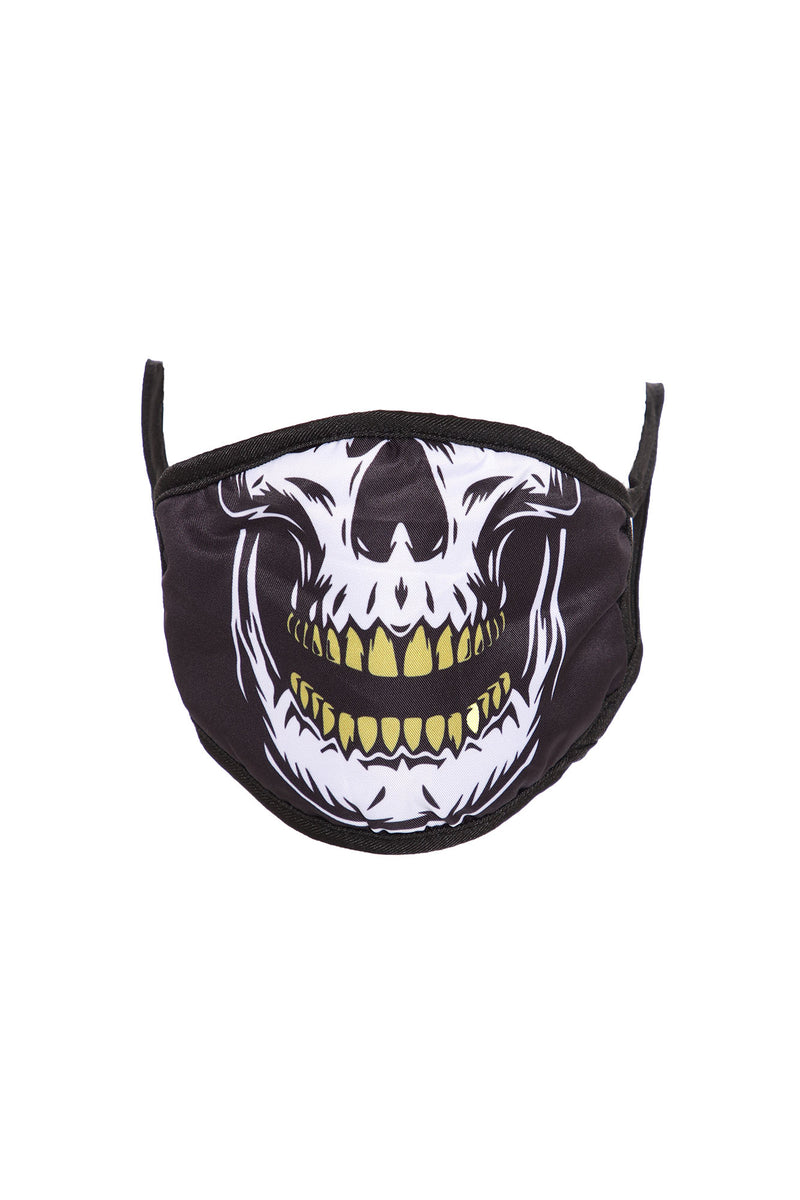 Skull Grill Face Mask - Black | Fashion Nova, Facemasks | Fashion Nova