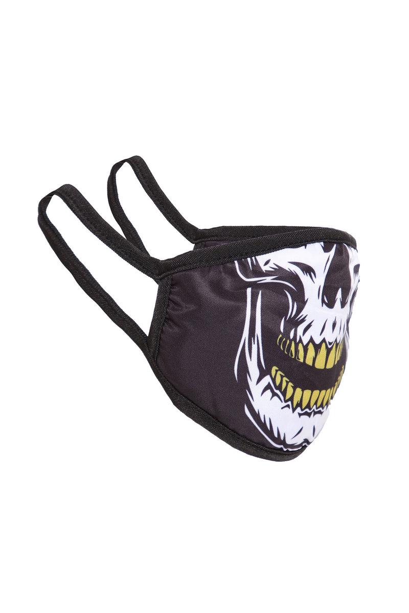 Skull Grill Face Mask - Black | Fashion Nova, Facemasks | Fashion Nova