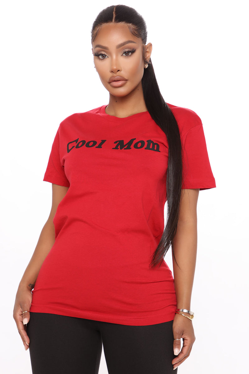 Cool Mom Top - Red | Fashion Nova, Screens Tops and Bottoms | Fashion Nova