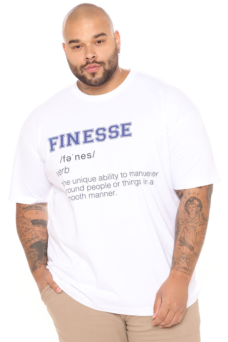 Finesse Definition Short Sleeve Tee - White | Fashion Nova, Mens ...